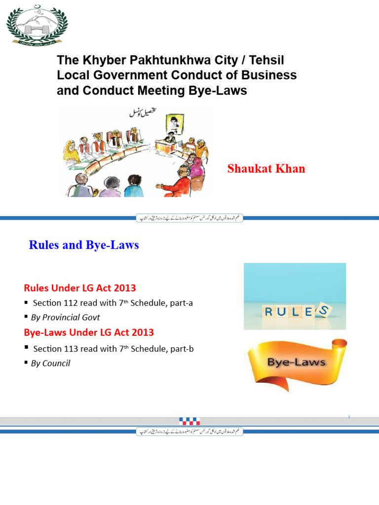 Meeting Bye Laws | PDF | Separation Of Powers | Group Decision Making