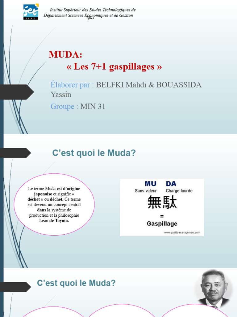 Les 8 Mudas du Lean Management | PDF | Économie
