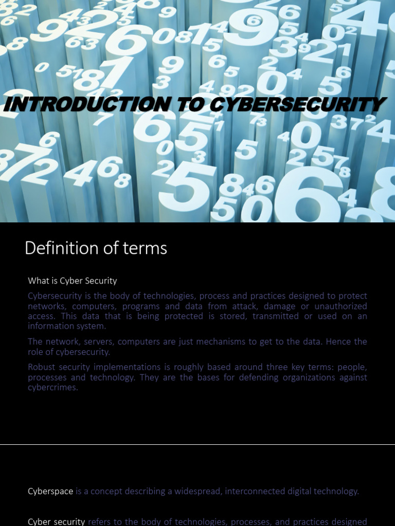 CYBERSECURITY_01 | PDF | Security | Computer Security