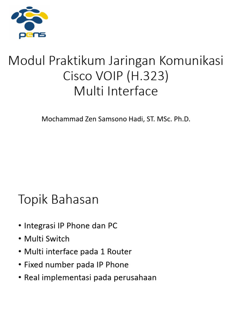 3 Modul Prakt Voip Cisco Multiple Interface Download Free Pdf Ip Address Router Computing
