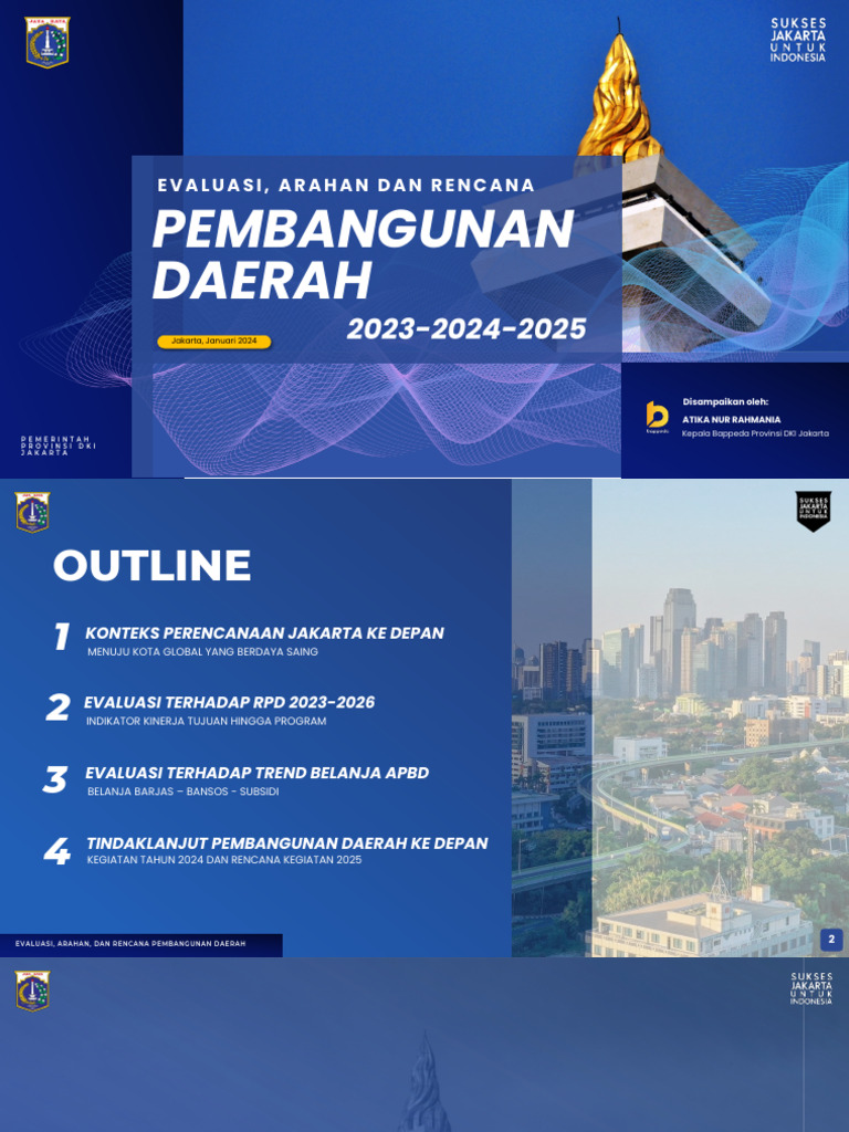 Paparan Evaluasi Dan Rencana Kinerja 2023-2025 - E - 240130 - 085415 | PDF