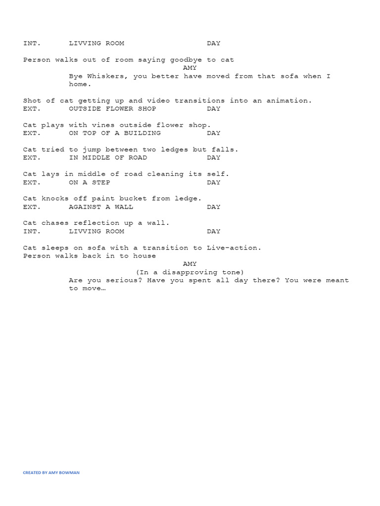 Script Title Sequence Pdf