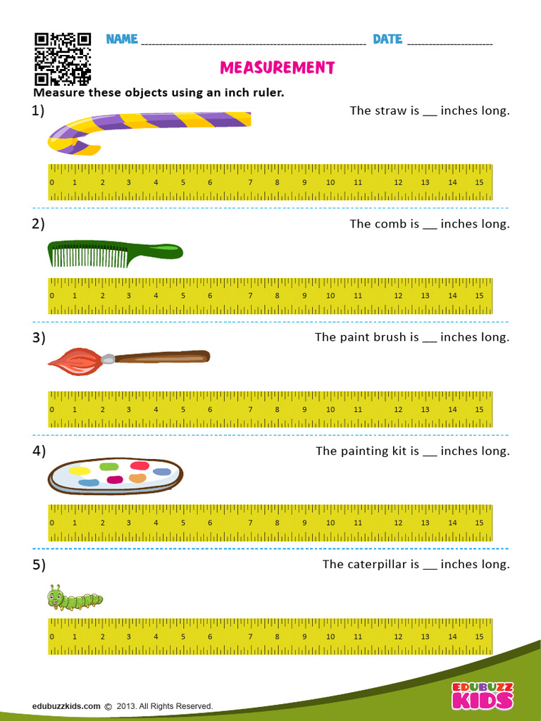 2 - Measuring Lengths Using Inch Ruler | PDF | Technology & Engineering