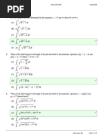 Ap Calculus BC 2019 International Practice Exam Scoring Worksheet | PDF