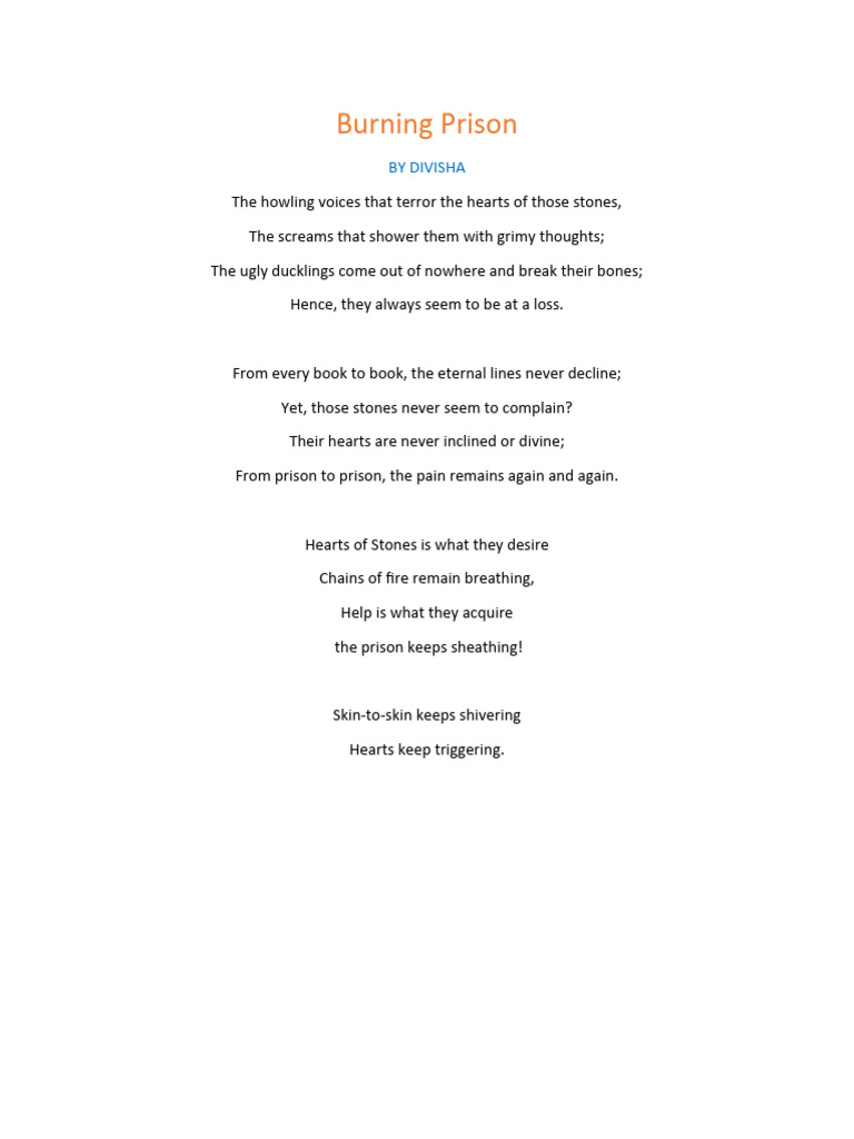 Burning Prison | PDF