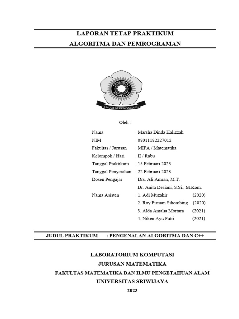 Format Laporan Praktikum-2 | PDF