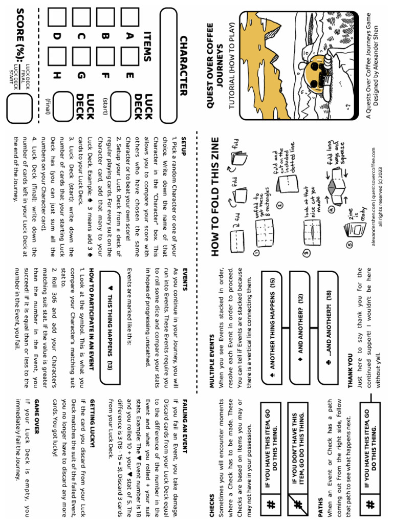Quests Over Coffee Journeys - Volume 1 | PDF