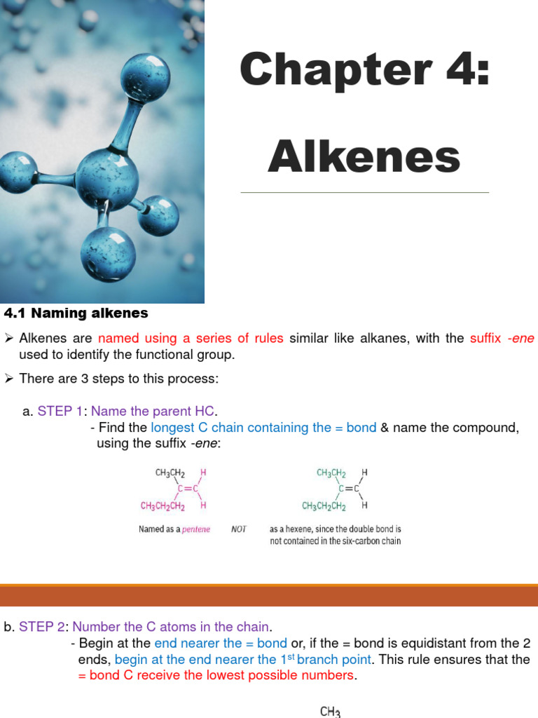Alkenes | PDF | Alkene | Molecular Orbital