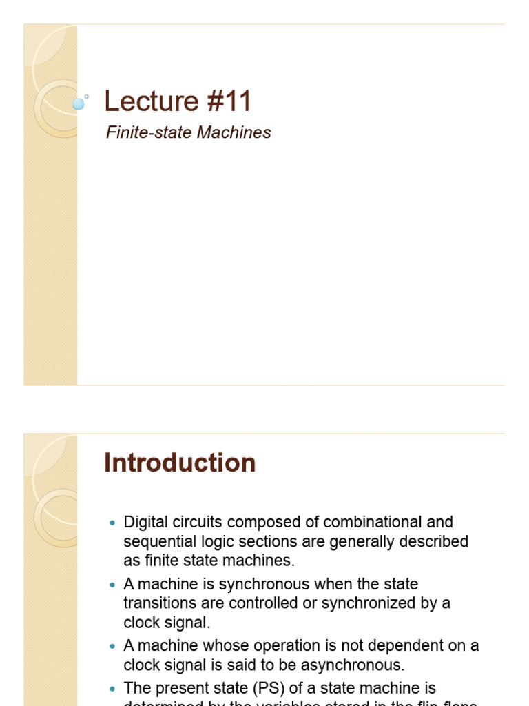 Lecture 11 | PDF | Computer Engineering | Applied Mathematics
