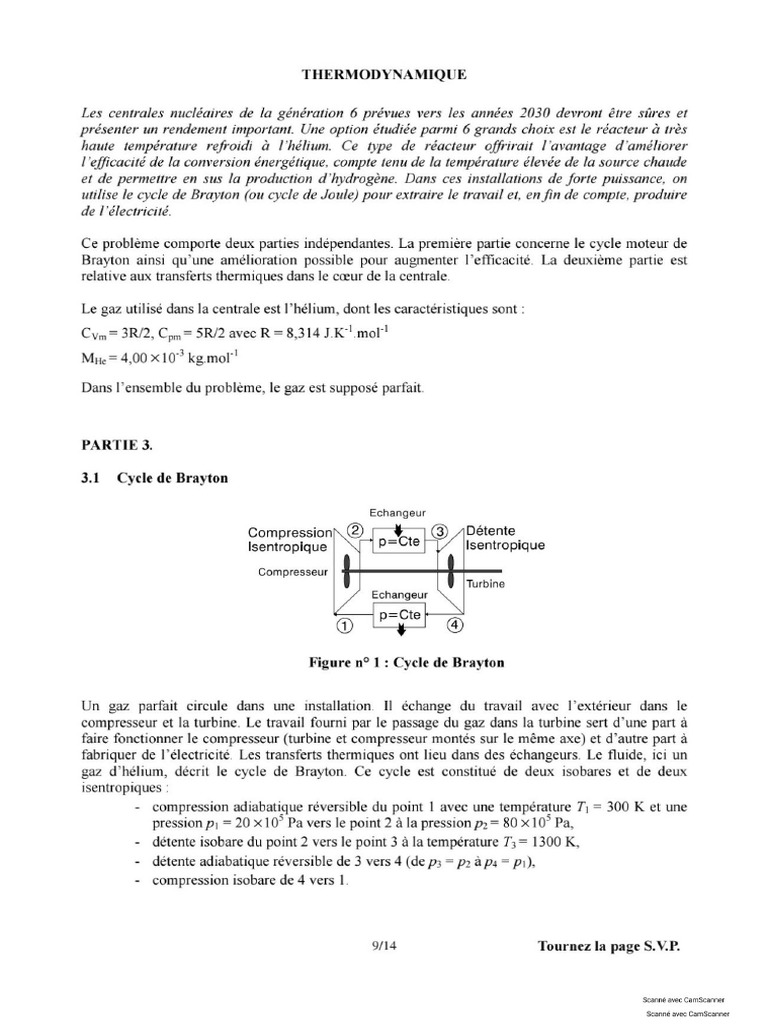 Problème Corrigé Sur Système Ouvert Machine | PDF