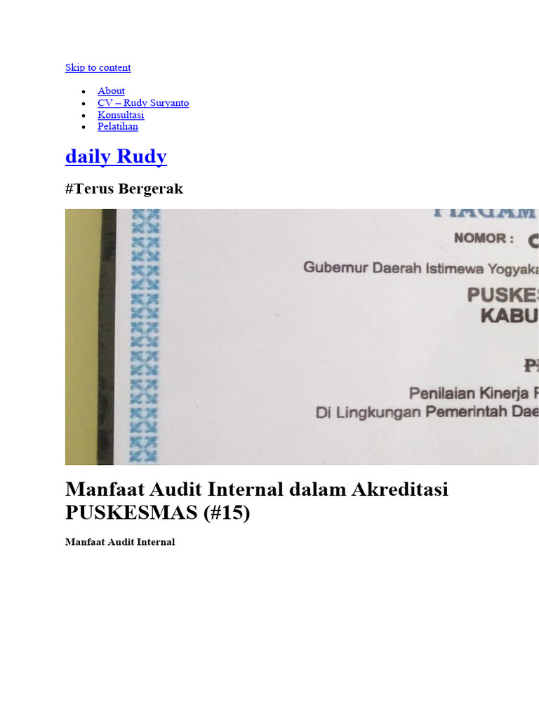Audit 3 | PDF | Karier & Perkembangan | Bisnis