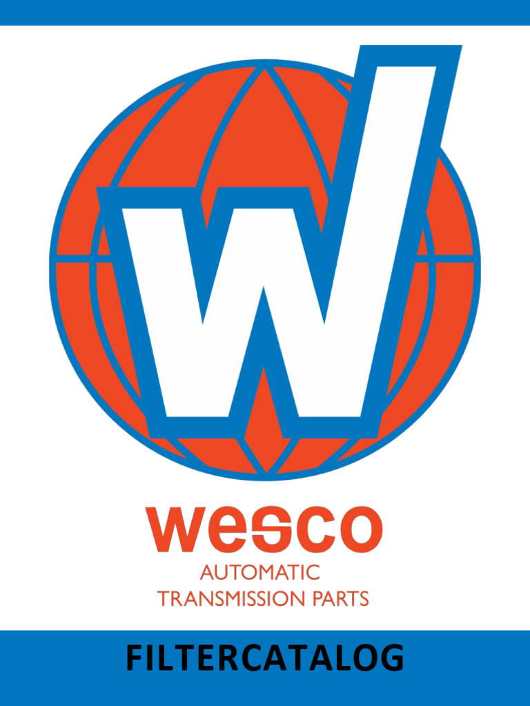 Wesco Transmission Filter Catalog | PDF