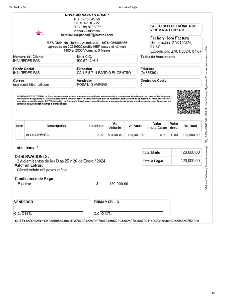 Factura Electronica | PDF