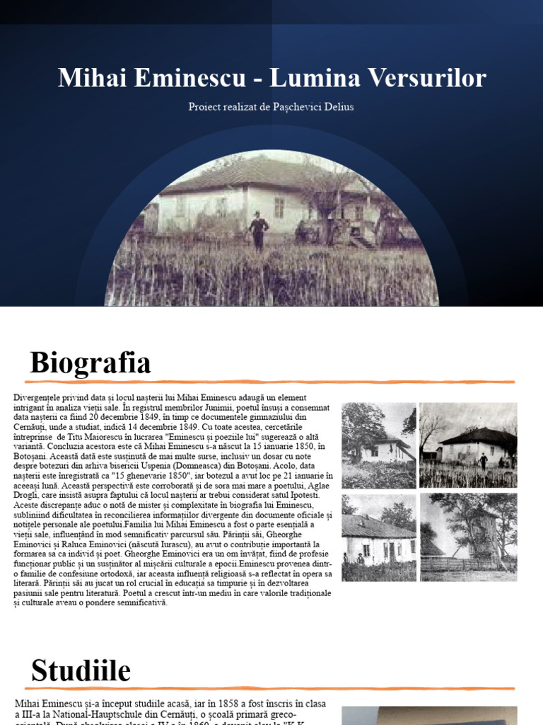 Mihai Eminescu | PDF