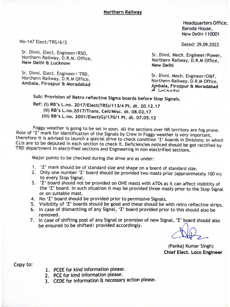 Guidelines For Provision of Sigma Boards | PDF