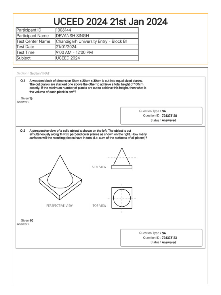 Uceed Response - HTML# | PDF | Shutter Speed | Camera