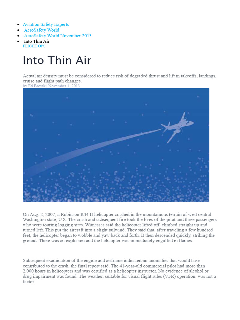 Into Thin Air | PDF