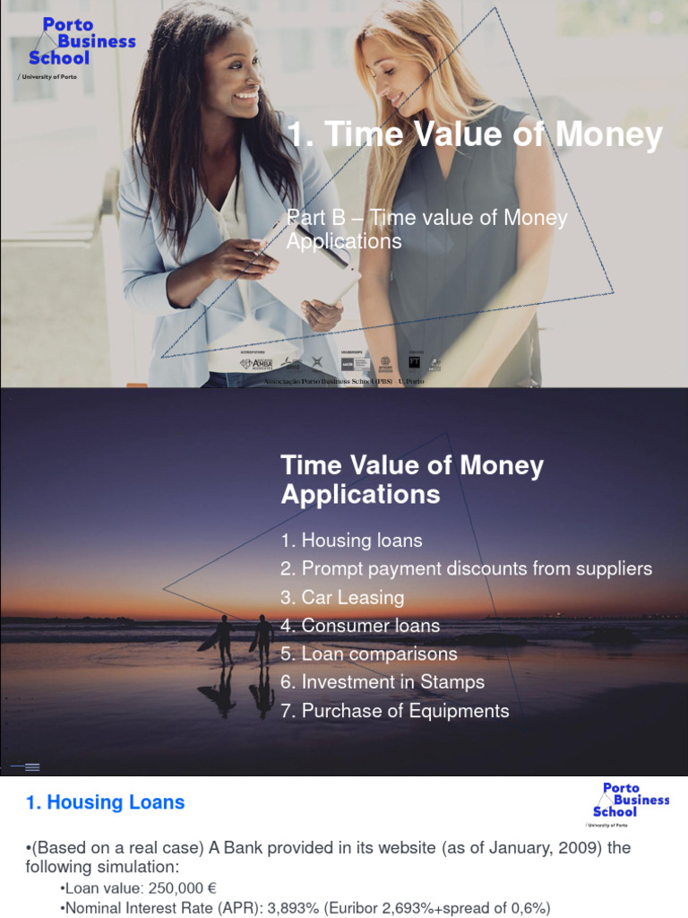 1.B Time Value of Money Applications | PDF | Time Value Of Money | Interest