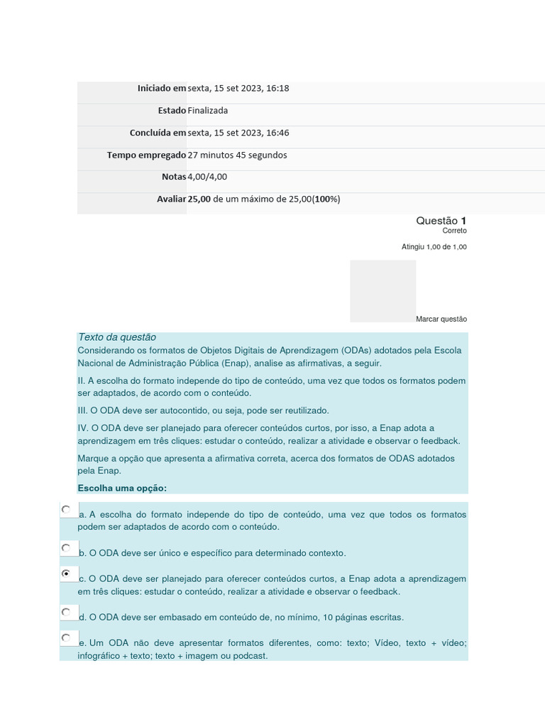 Atividade Mod 3 | PDF