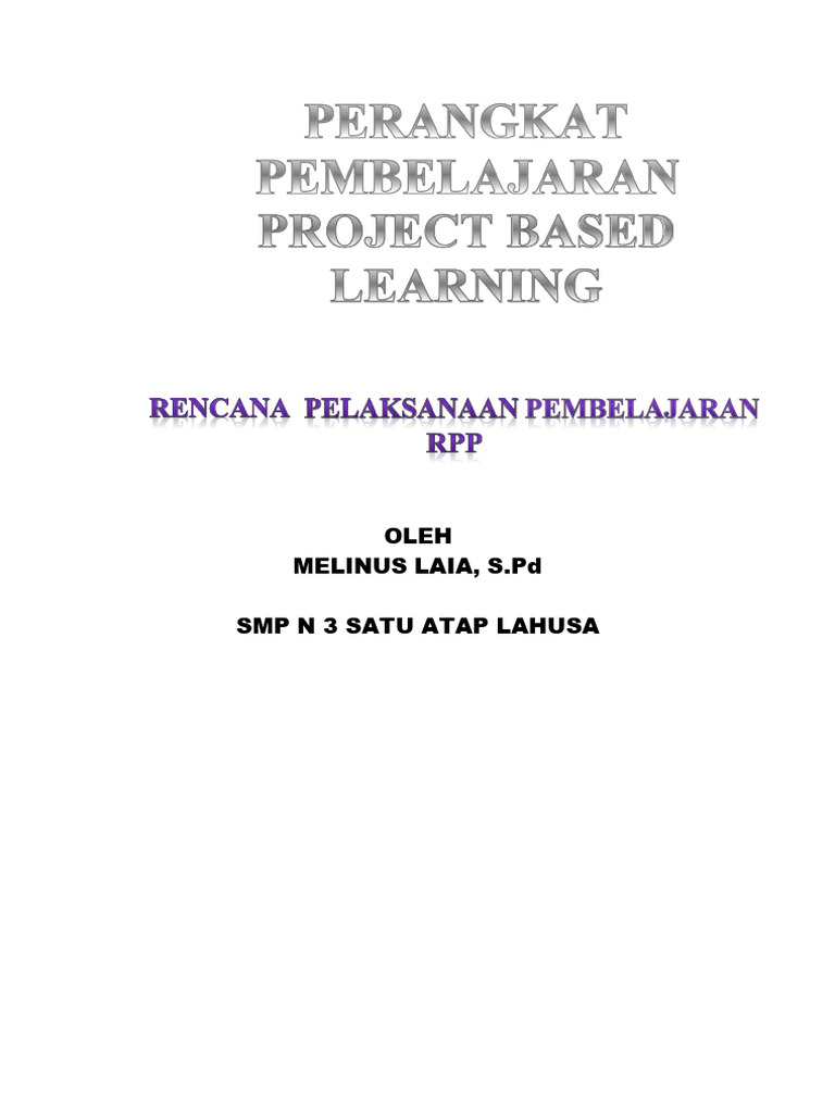 RPP-LK - MELINUS LAIA - SIKLUS 2 (Revisi RPP) | PDF