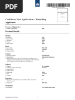 Request For Extension of Visa Template | PDF