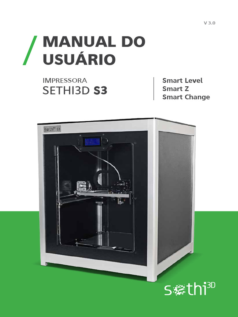 Manual Sethi3d S3 07 08 2018 | PDF | Driver de dispositivo | Impressão
