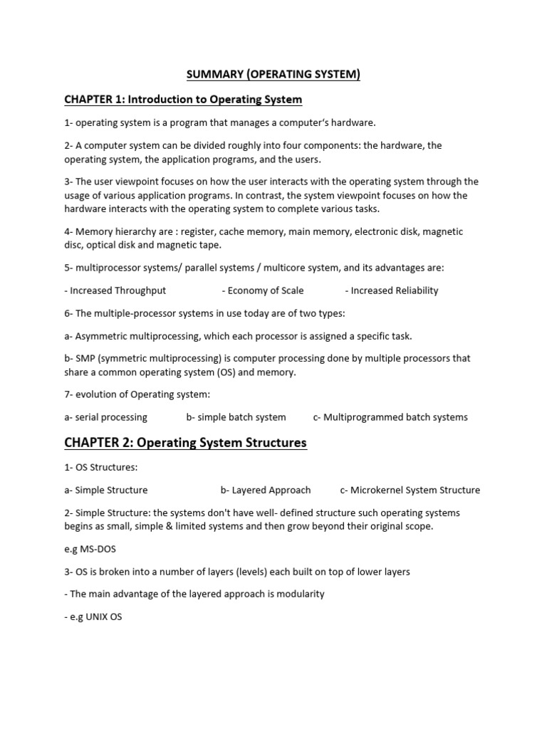 Summary Operating CH1, CH2, CH3 | PDF