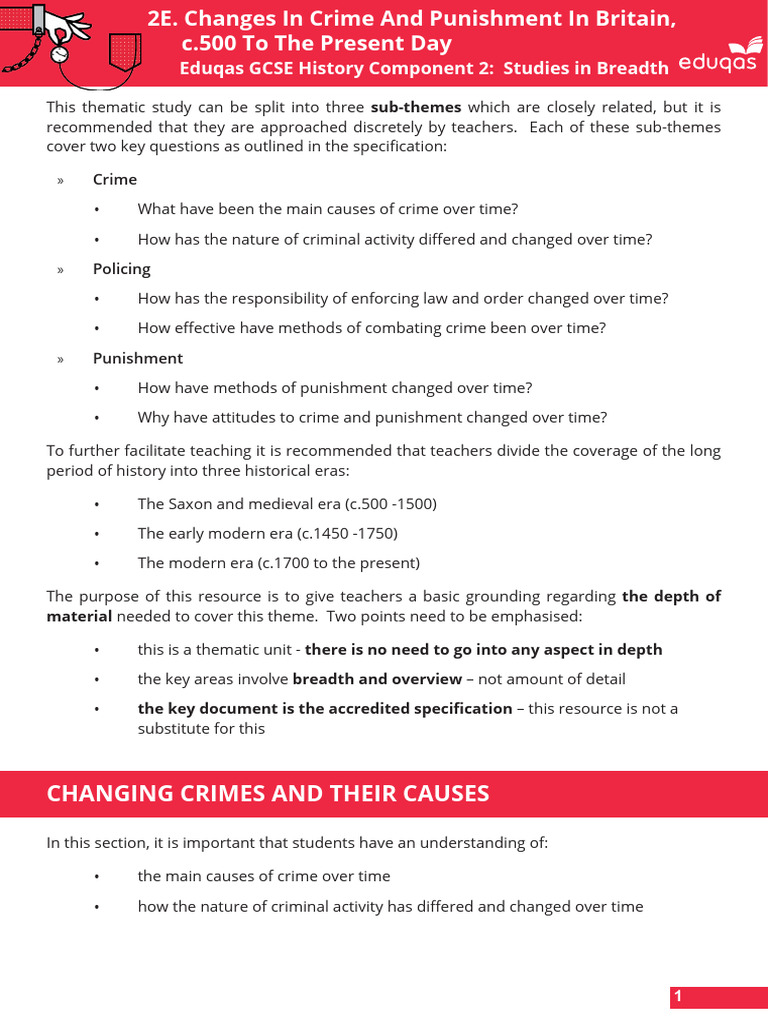 Eduquas Textbook Document | PDF | Crimes | Crime & Violence