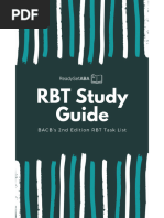 RBT Competency Assessment Study Guide | PDF | Reinforcement | Behavior