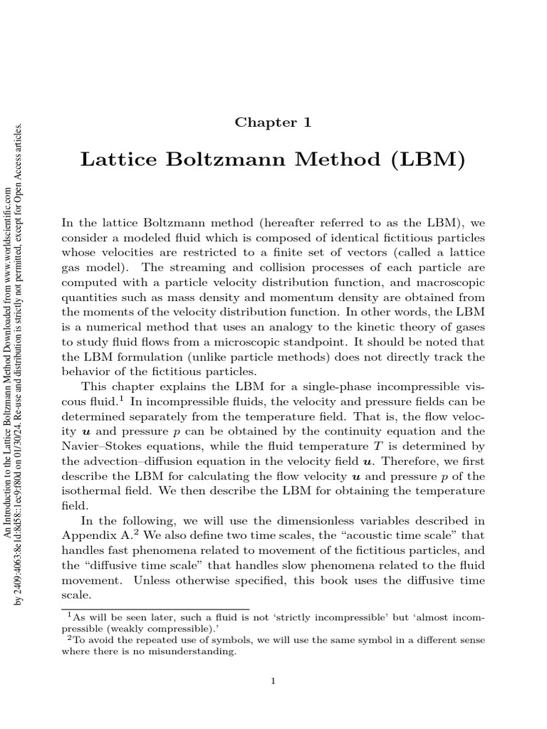 2021 Lattice Boltzmann Method (LBM) | PDF | Eigenvalues And Eigenvectors | Fluid Dynamics