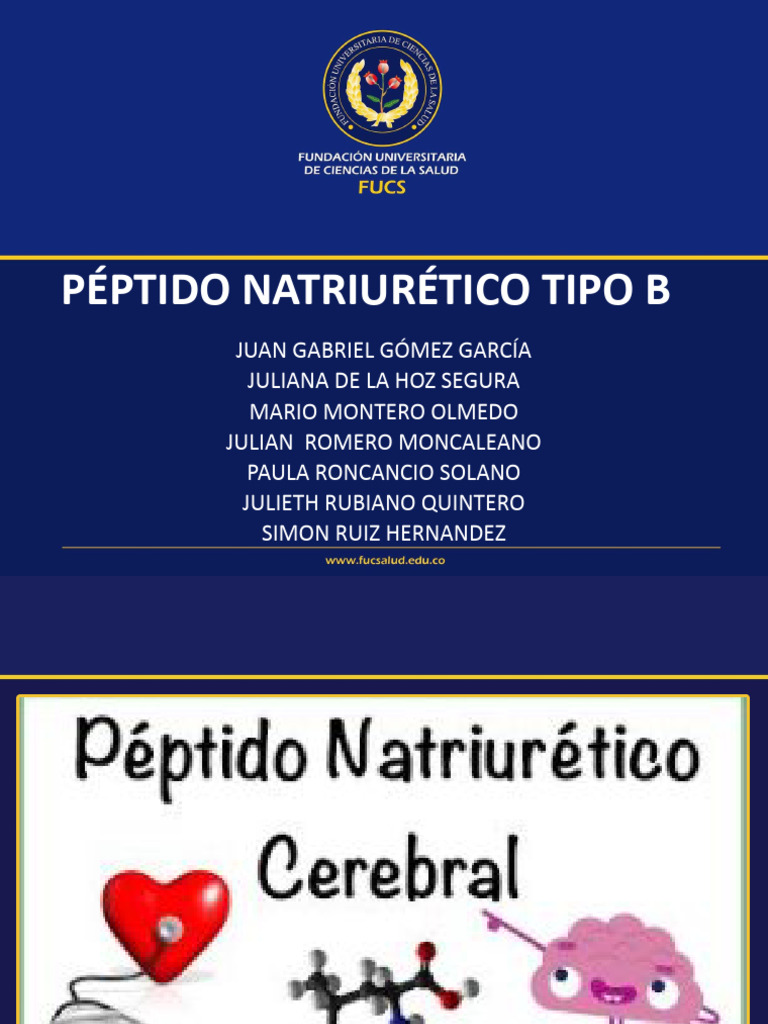 Péptido Natriurético Tipo B | PDF | Sistema cardiovascular | Medicina