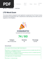 Philippines Driver's License Exam LTO CDE Online Validation Exam With ...