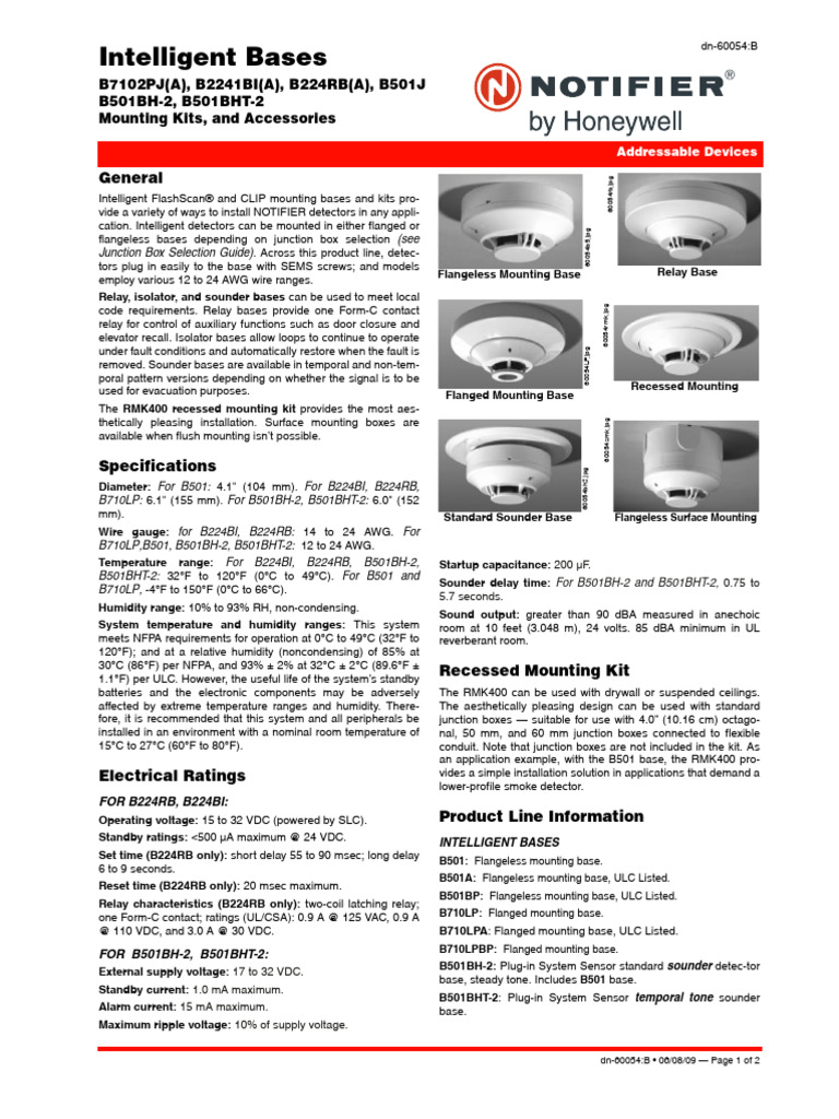 Base Notifier | PDF | Relay | Electricity