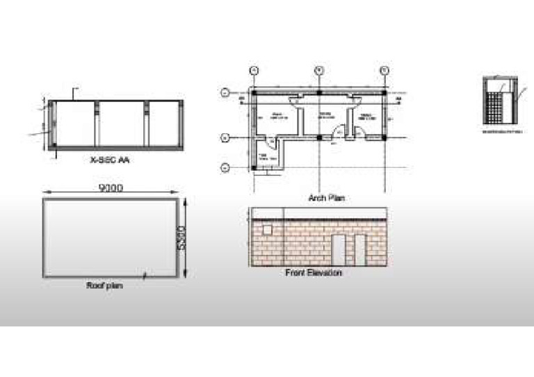 Arch Plan and Section | PDF
