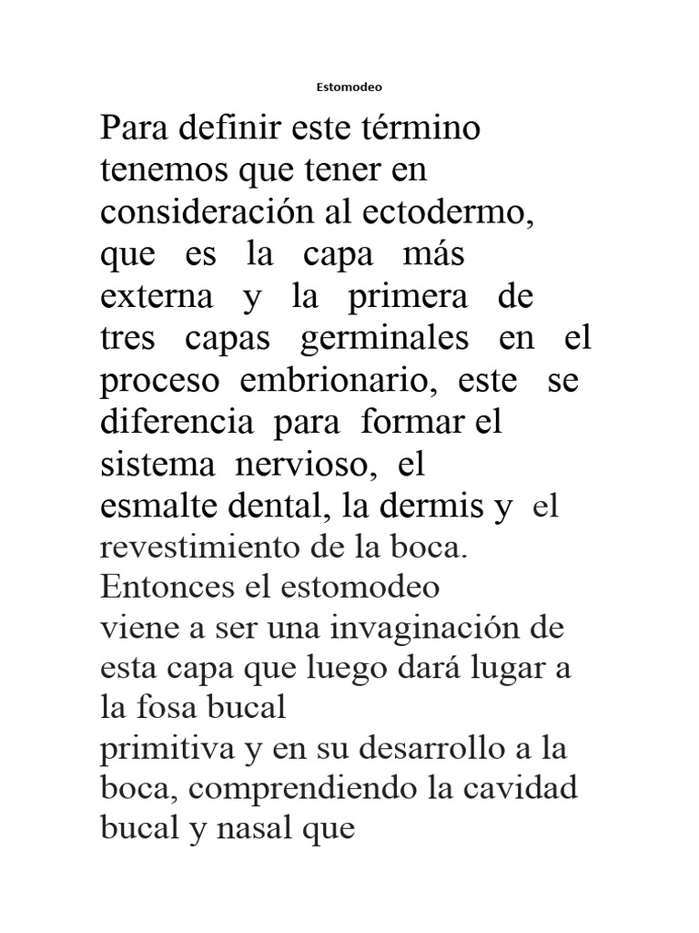 Estomodeo-1 | PDF | Laringe | Anatomía