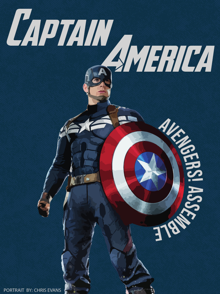 Captain America: Portrait By: Chris Evans | PDF