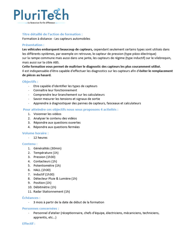 Programme Capteurs | PDF | Affaires | Ordinateurs