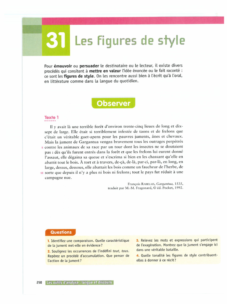 Les Figures de Style | PDF