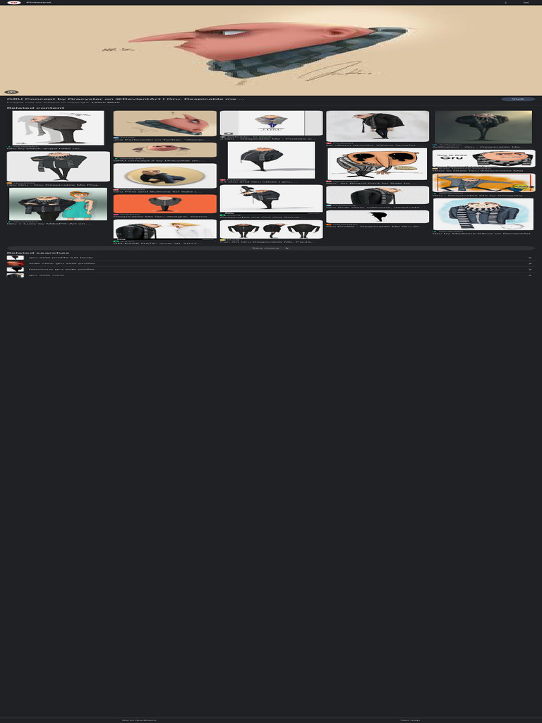 Gru Side Profile Drawing - Google Search | PDF