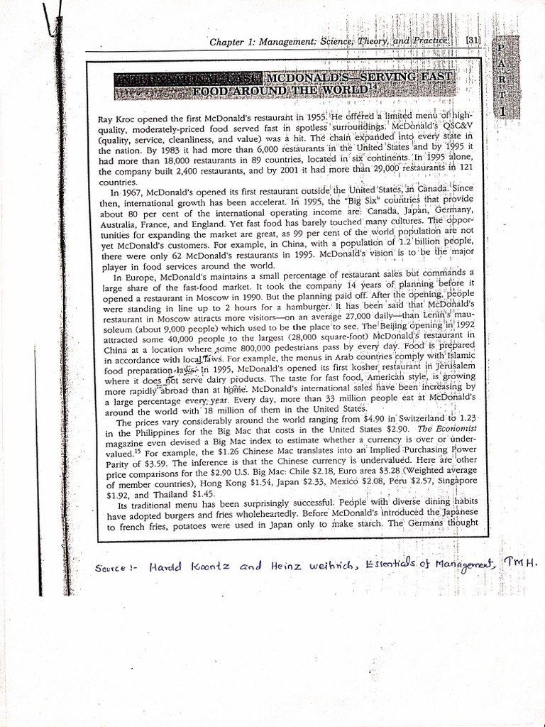 McDonald's Case Study | PDF