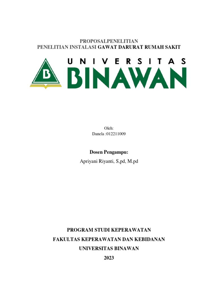 Tugas Proposal Done | PDF