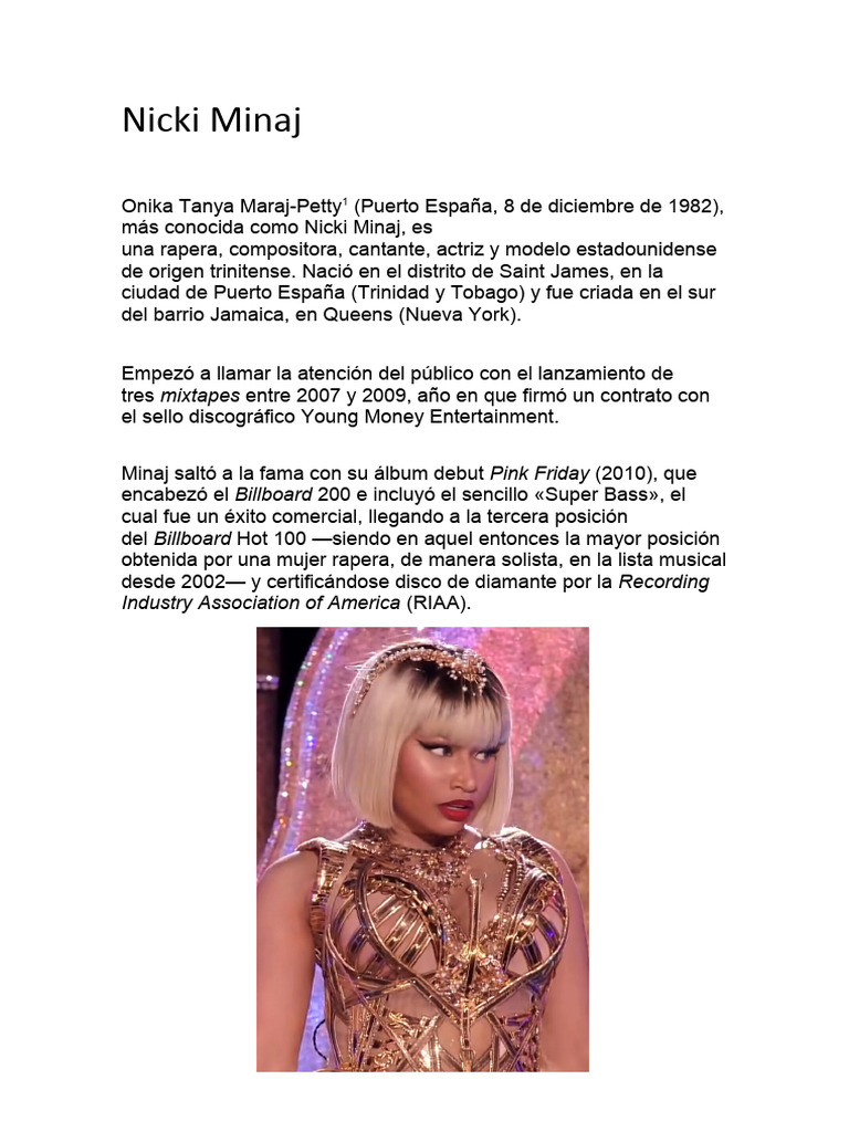 Nicki Minaj | PDF