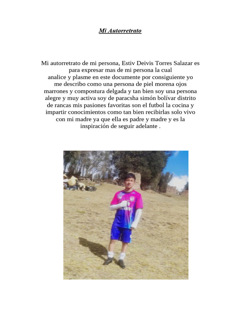 Mi Autorretrato | PDF