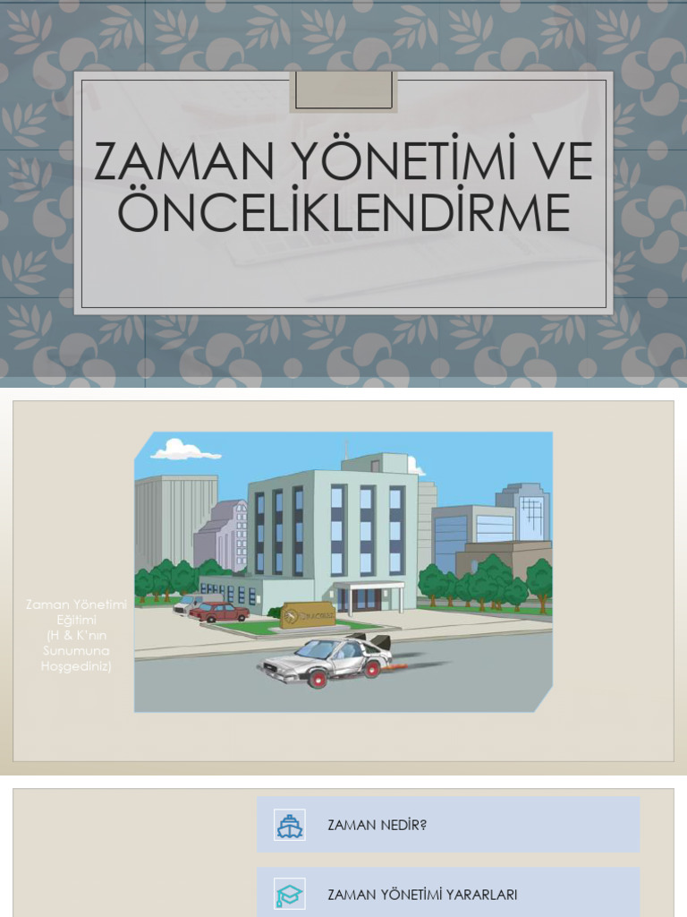 Zaman Yonetimi Ve Onceliklendirme | PDF