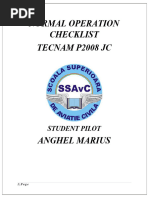 Baron G58 Preflight and Flight Checklist | PDF | Aviation | Aircraft