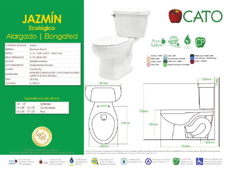Cato - Ficha Tecnica Jazmin | PDF