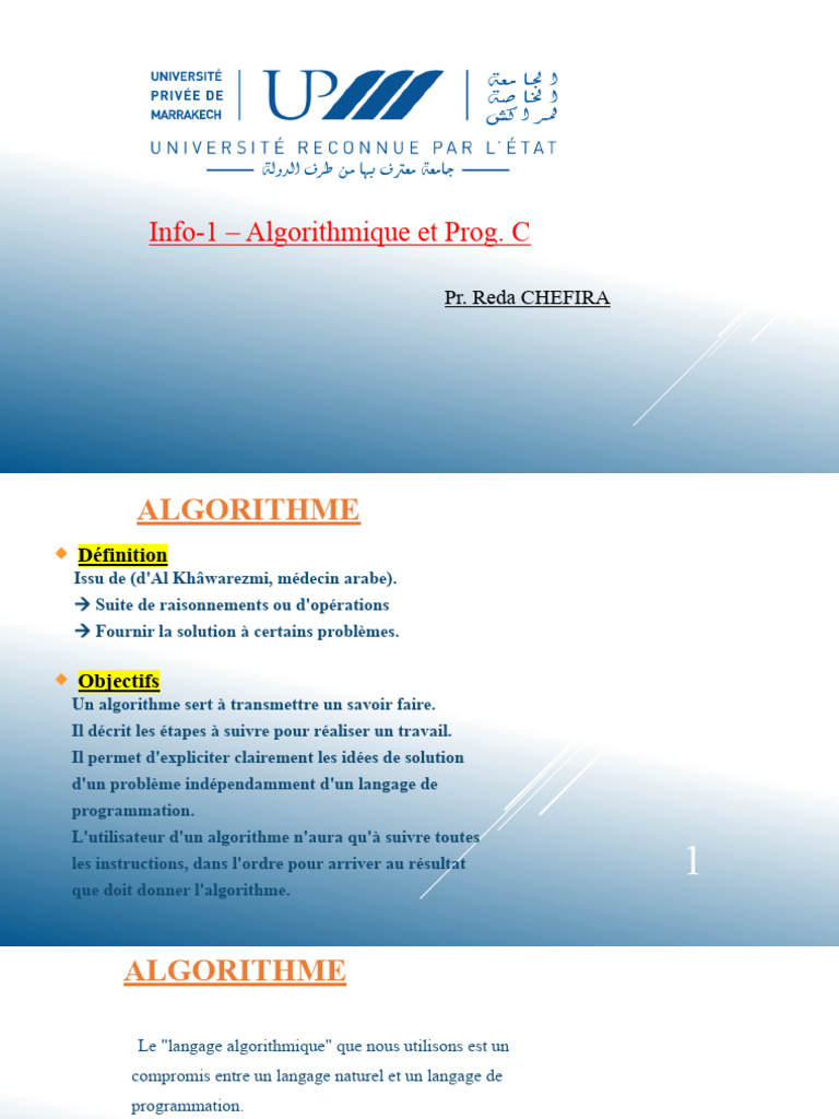 Introduction à l'Algorithmique et Programmation en C | PDF | Langage de programmation | Booléen