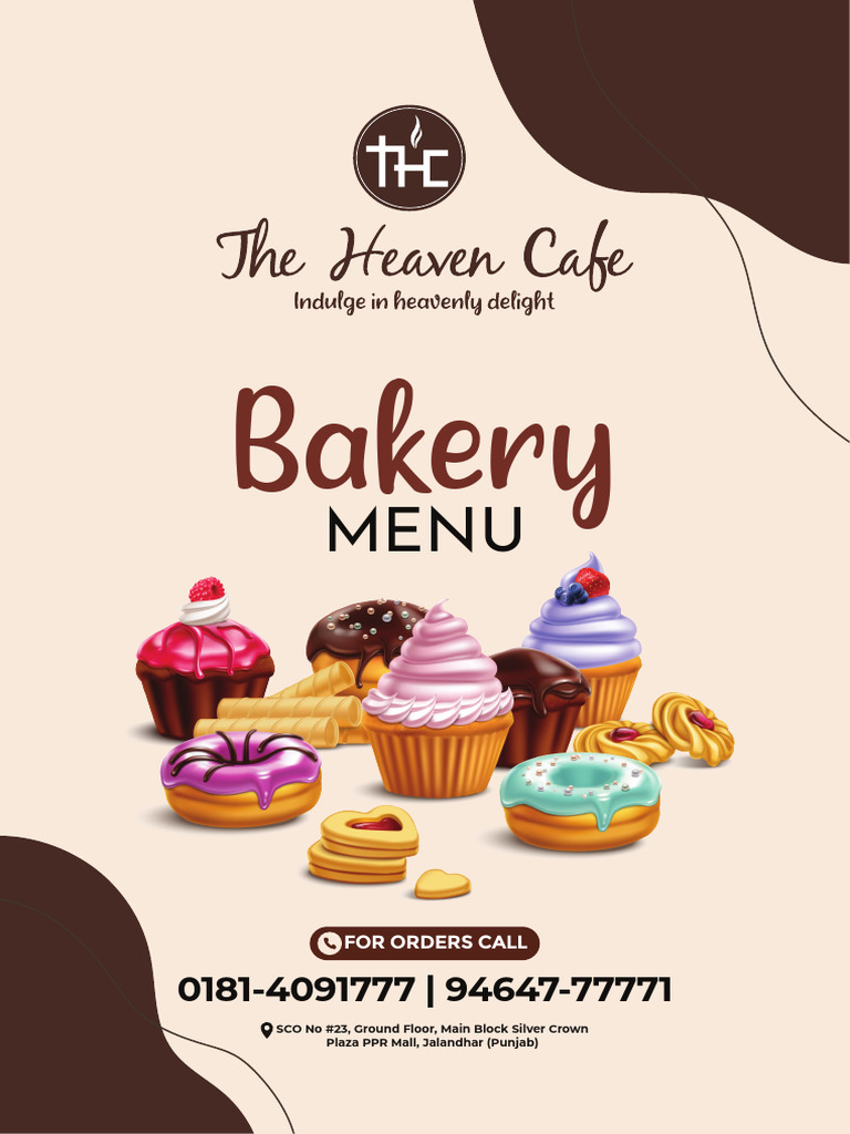 The Heaven Cafe (Cake Menu) | PDF | Cakes | Chocolate