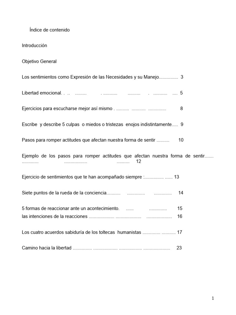 Manual Manejo de Mi Emotividad | PDF | Las emociones | Amor