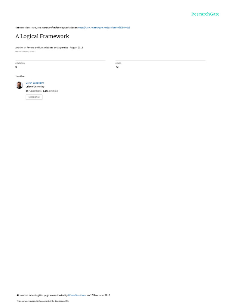 Logicalframework Pdf Logic Logical Consequence